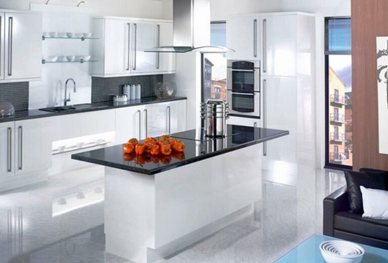 17 Sleek White and High Gloss Kitchens for a Modern Look - Archeworks
