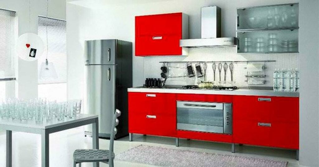 15 Bold Red Kitchen Design Ideas to Stand Out - Archeworks