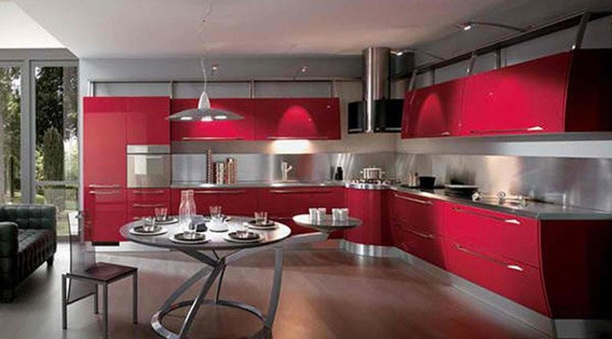 15 Bold Red Kitchen Design Ideas to Stand Out - Archeworks
