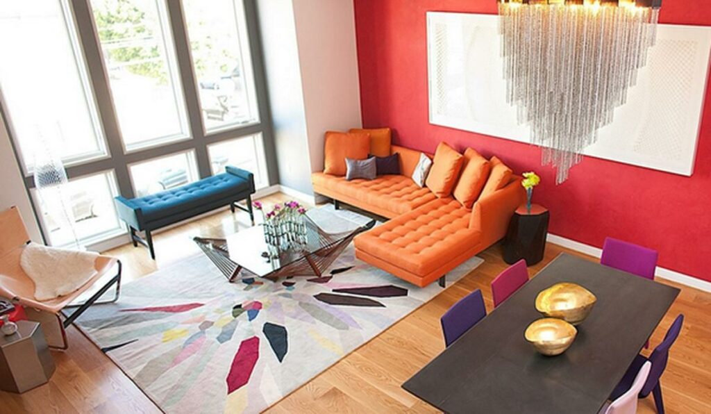 23 Fruity Orange Sofa Ideas for a Fascinating Living Room - Archeworks