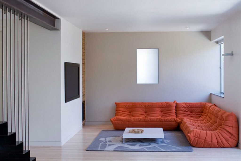 23 Fruity Orange Sofa Ideas for a Fascinating Living Room - Archeworks