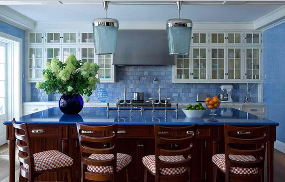 15 Inspiring Blue Kitchen Ideas with Cool Vibes - Archeworks