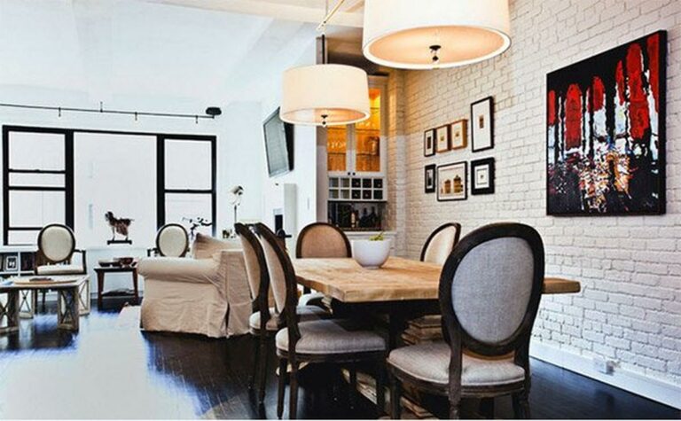 20 Dining Rooms with Rustic Brick Walls - Archeworks