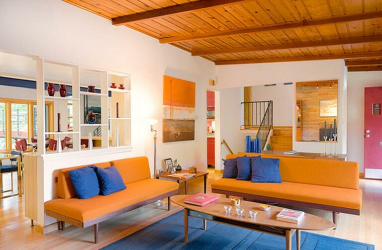 23 Fruity Orange Sofa Ideas for a Fascinating Living Room - Archeworks