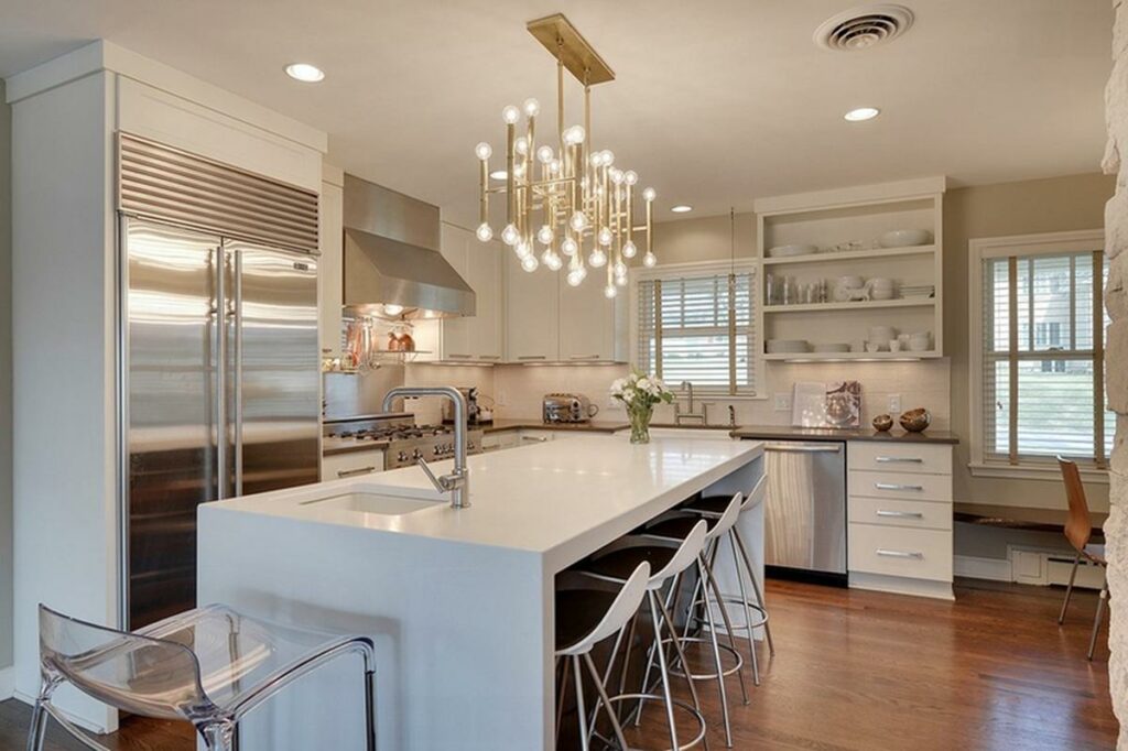 25 Unique Lighting Ideas Over Kitchen Tables - Archeworks