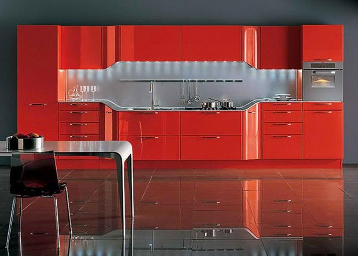 15 Bold Red Kitchen Design Ideas to Stand Out - Archeworks
