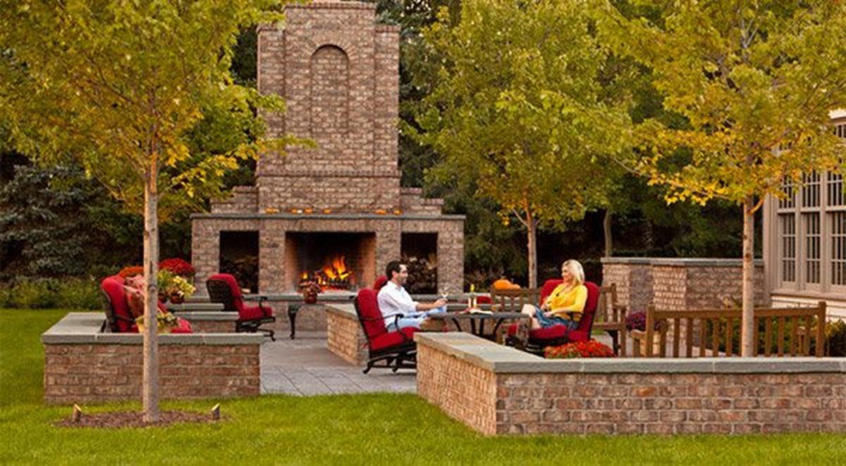 15 Outdoor Stone Fireplaces You’ll Adore - Archeworks