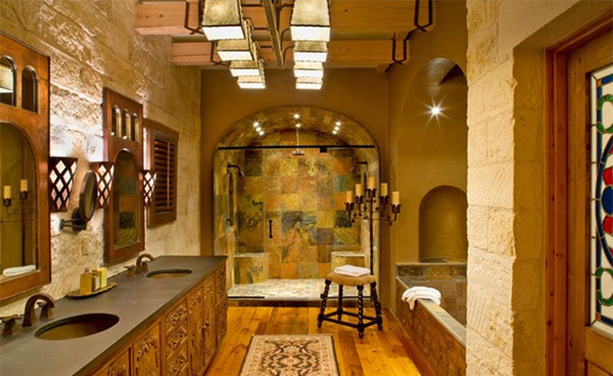 15 Elegant Mediterranean Bathrooms to Inspire - Archeworks