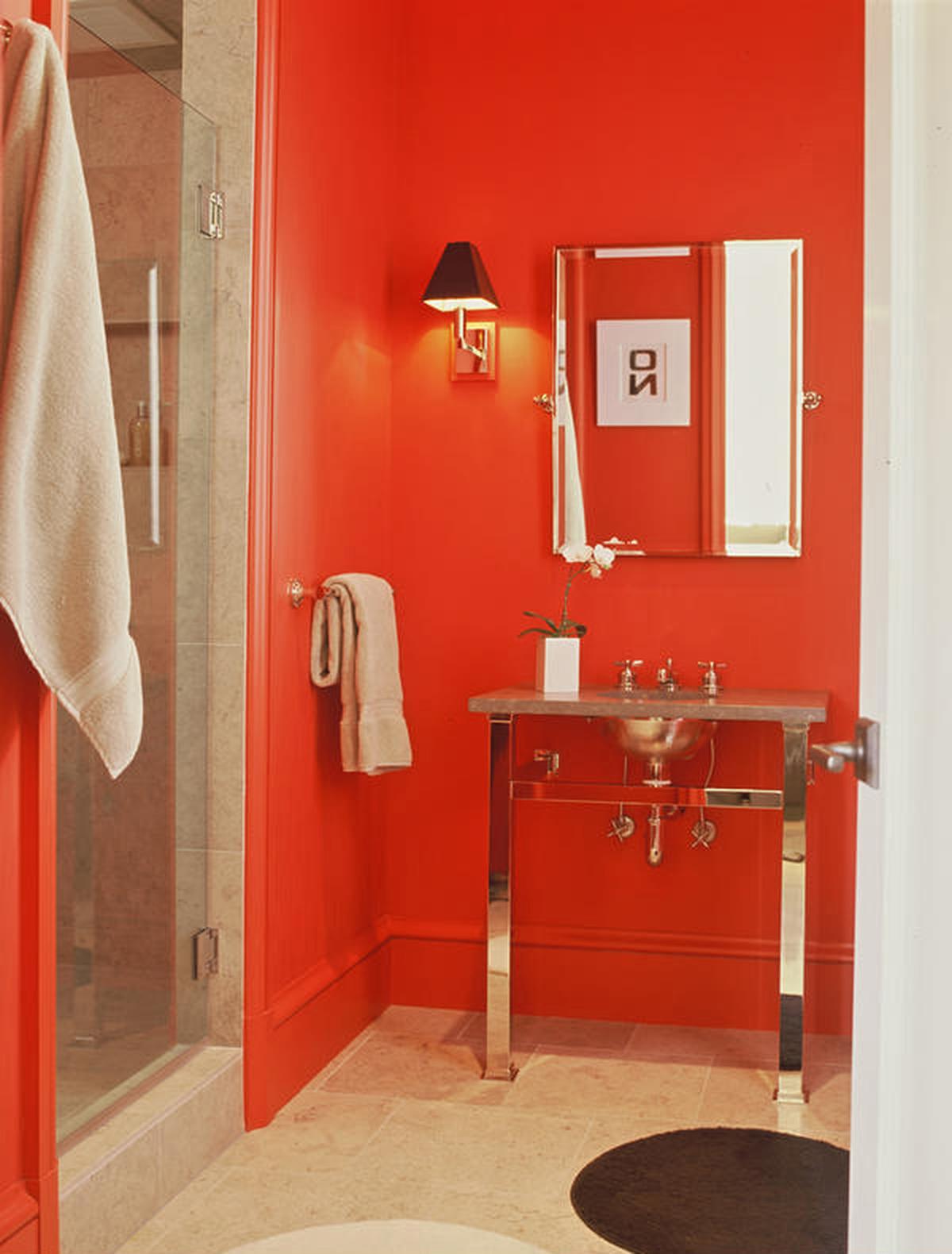 15 Stunning Looks for Red Bathroom Designs to Impress - Archeworks