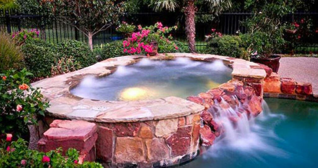 15 Fabulous Ideas for Swimming Pools with Spas - Archeworks