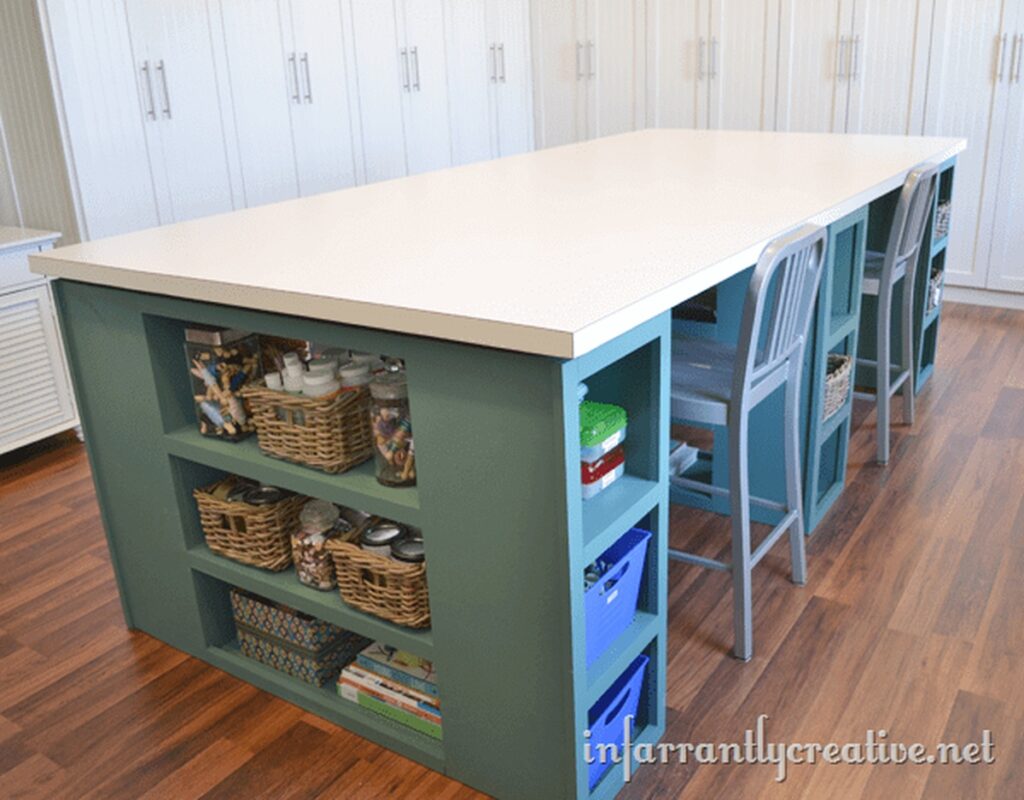 25 Craft Table Ideas for Creative Spaces - Archeworks