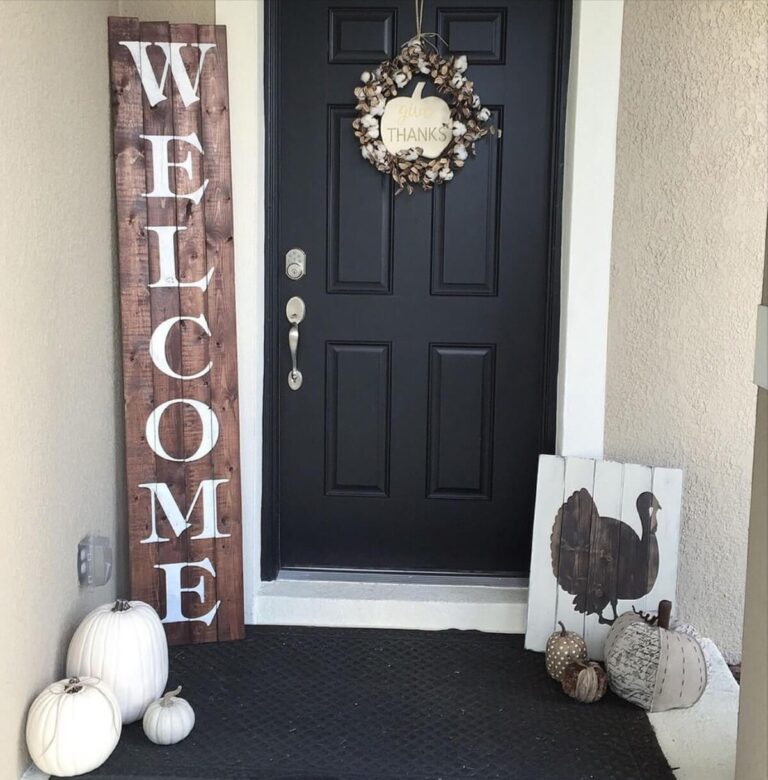 54 Charming DIY Front Porch Sign Ideas to Warmly Welcome - Archeworks