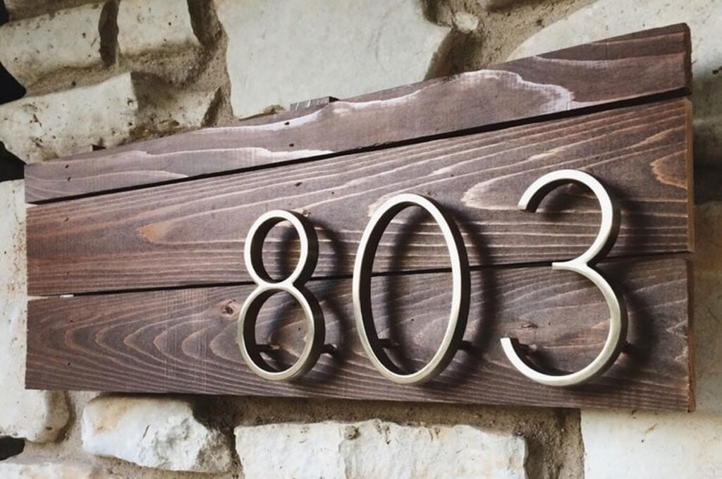 62 Creative House Number Ideas That Truly Make a Statement - Archeworks