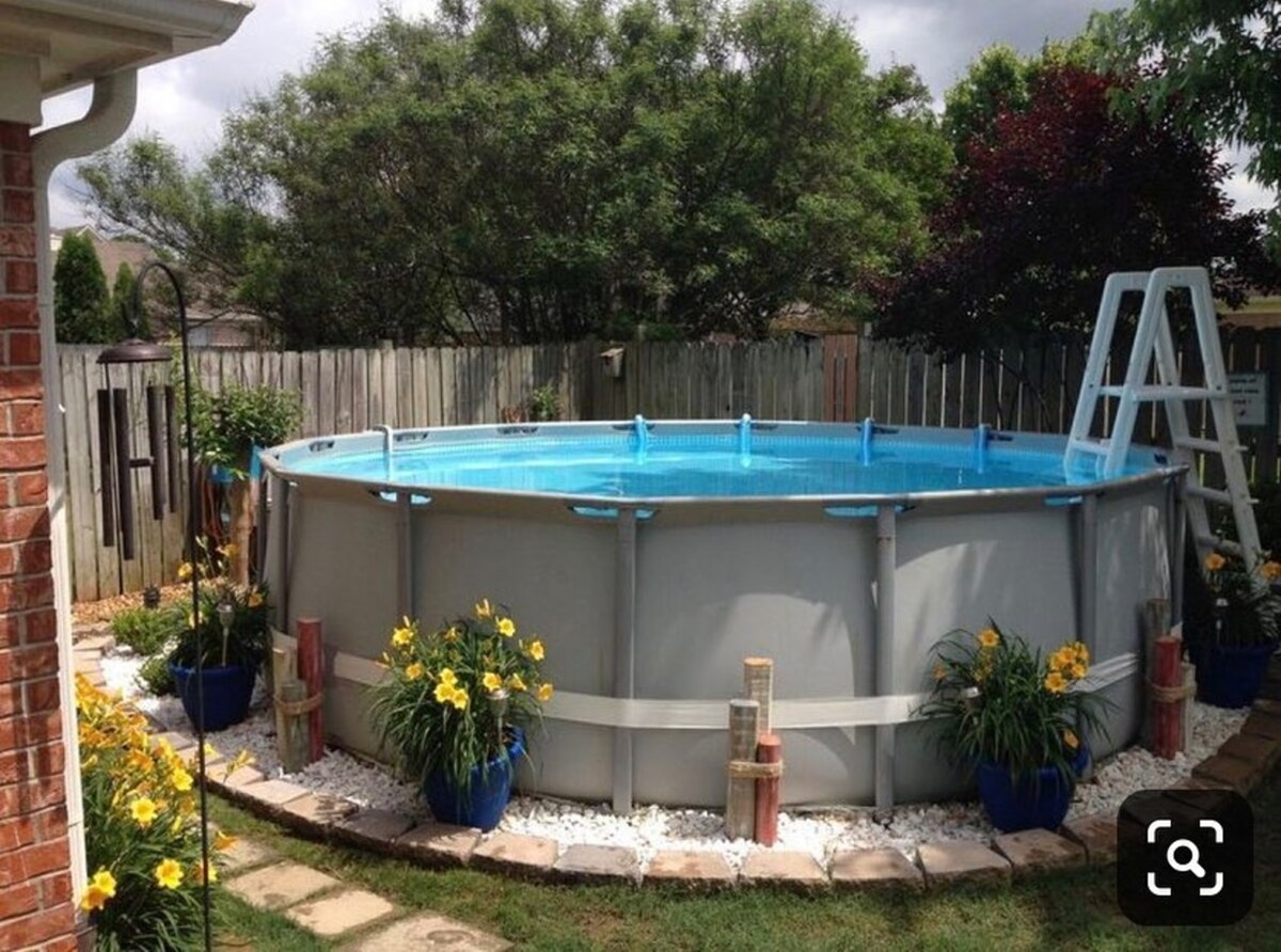 20 Gorgeous Landscaping Ideas to Elevate Your Above-Ground Pool ...