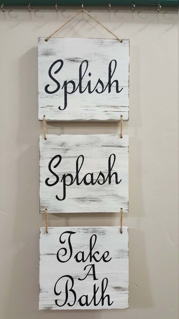 41 Charming Bathroom Sign Ideas to Add Personal Flair - Archeworks