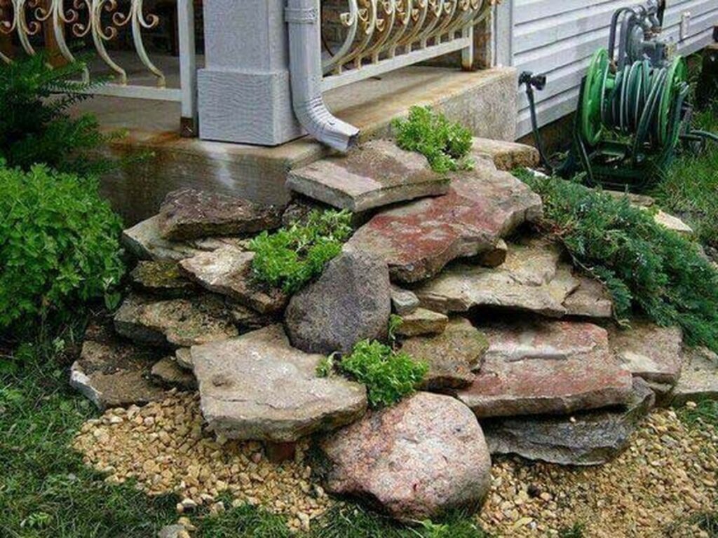 29 Stunning Rock Downspout Ideas to Elevate Your Yard - Archeworks