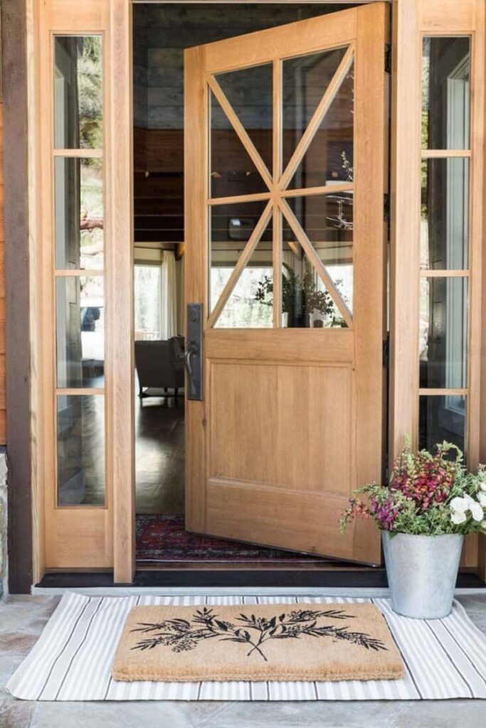35 Enchanting Farmhouse Door Ideas to Welcome You Home - Archeworks