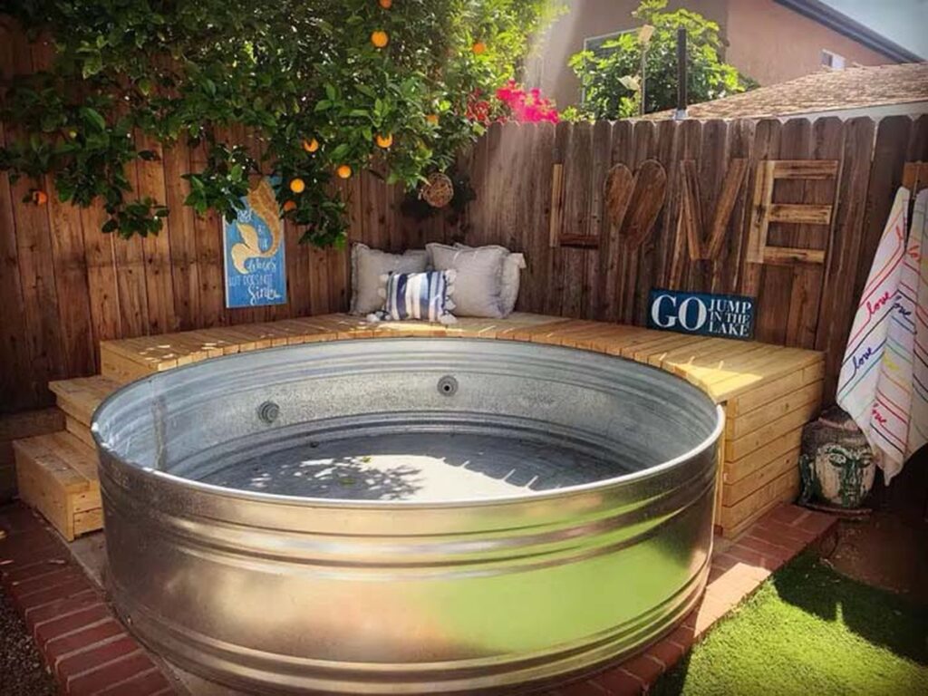 41 Refreshing Stock Tank Pool Designs for Summer Fun - Archeworks