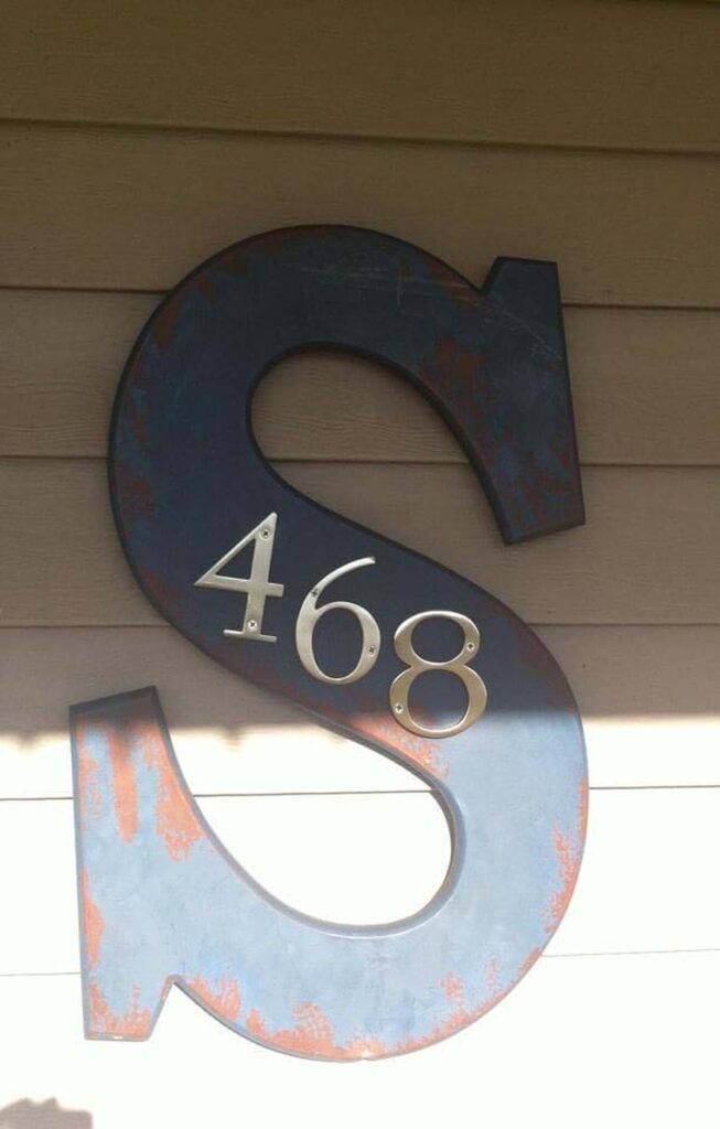 64 Beautiful House Number Ideas to Elevate Your Entrance - Archeworks
