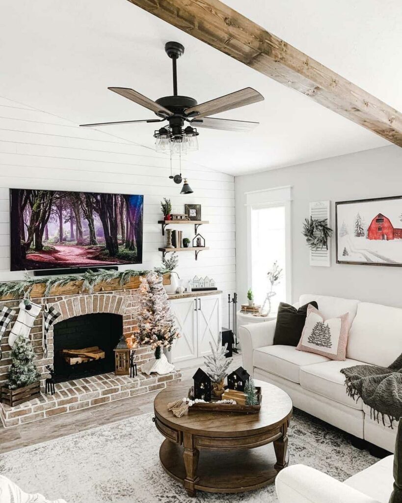 31 Stunning White Vaulted Ceilings with Wood Beams Ideas for You ...