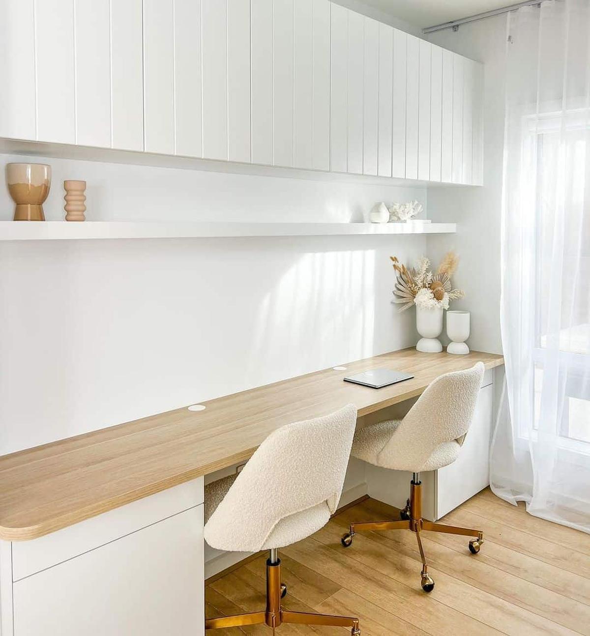 16 Floating Shelf Concepts Above Desks to Organize Your Area - Archeworks