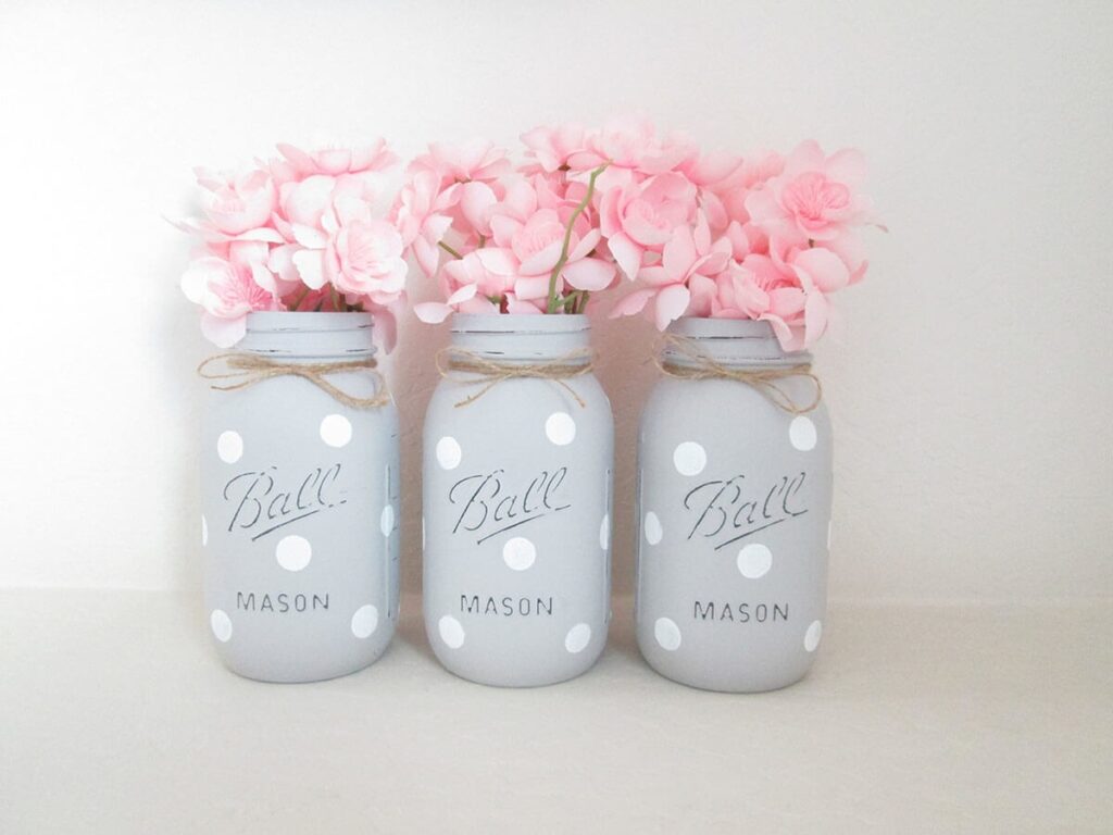 28 Delightful Painted Mason Jar Crafts for Any Occasion - Archeworks