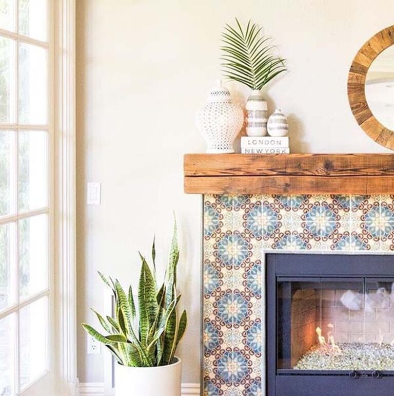 28 Stunning Fireplace Tile Ideas to Transform Your Living Space ...