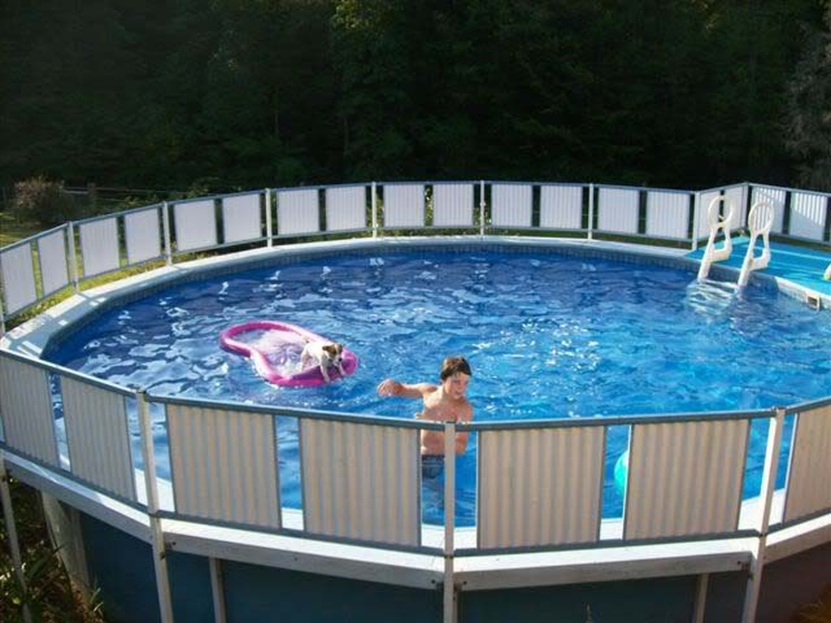 16 Stunning Above Ground Pool Fence Ideas for Safe Swimming - Archeworks