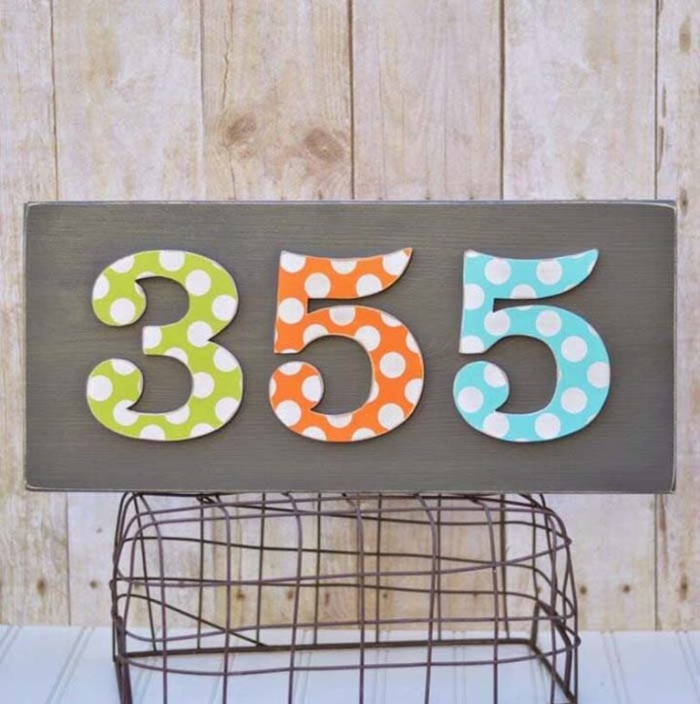64 Beautiful House Number Ideas to Elevate Your Entrance - Archeworks