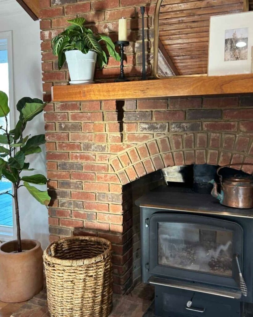 20 Stunning Red Brick Fireplace Ideas to Warm Your Home - Archeworks