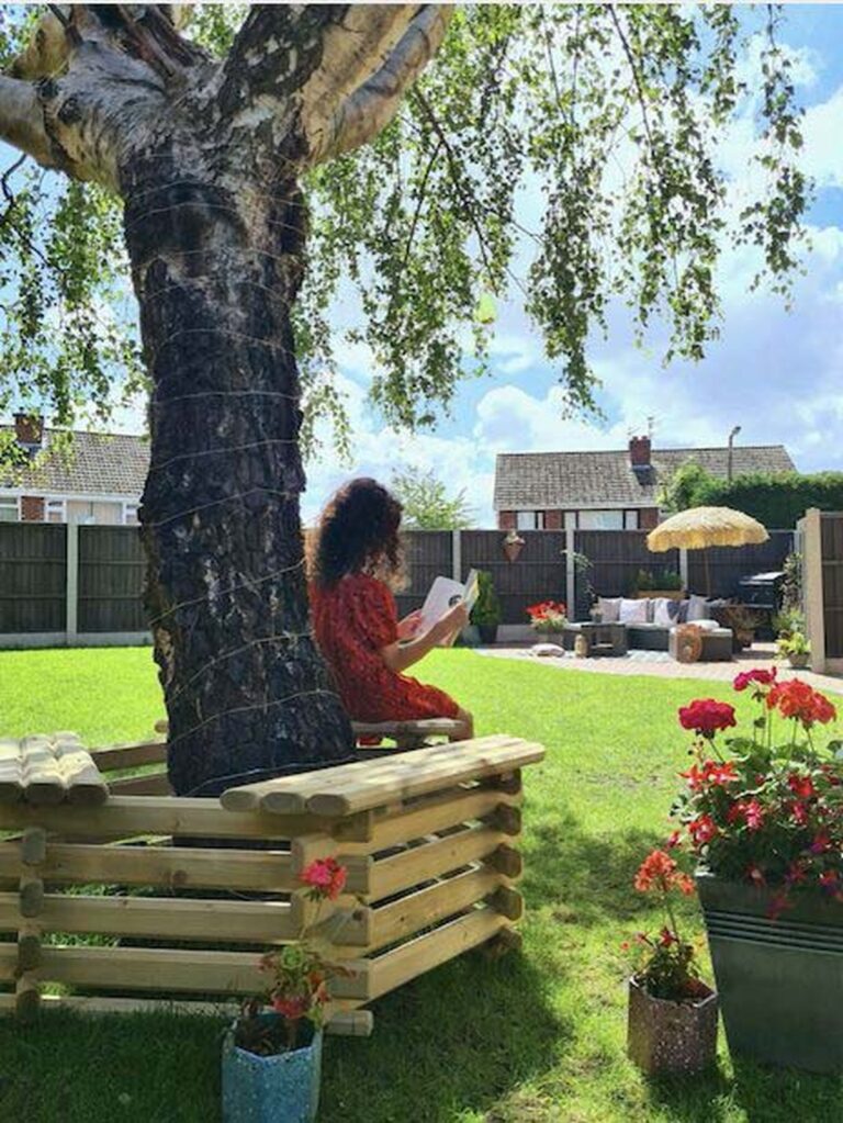 54 Beautiful Bench Around Tree Ideas to Transform Your Garden - Archeworks