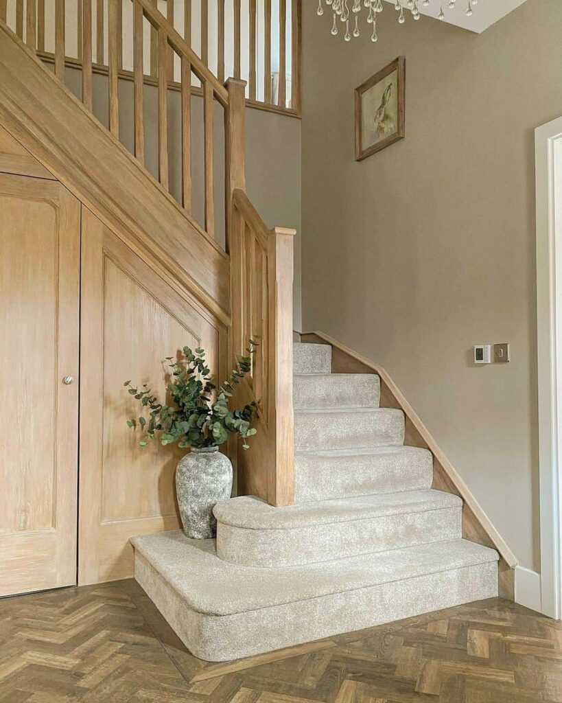 29 Elegant Carpeted Stair Designs to Refresh Your Home Today - Archeworks