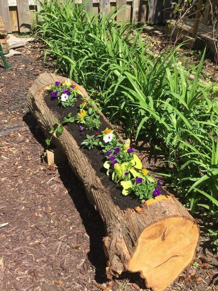 26 Magical DIY Wood Log Ideas to Transform Your Garden Today - Archeworks