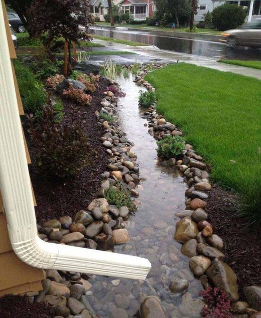 29 Stunning Rock Downspout Ideas to Elevate Your Yard - Archeworks
