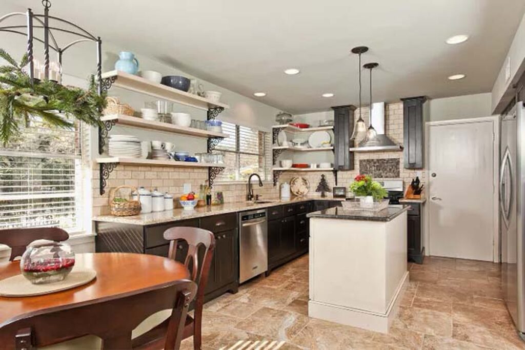 25 Open Kitchen Shelf Ideas That Blend Form & Function - Archeworks