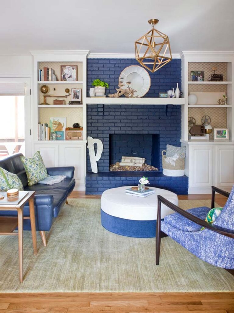28 Stunning Painted Fireplace Ideas to Transform Your Space - Archeworks