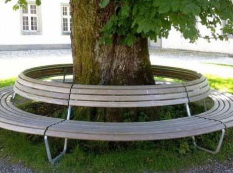 54 Beautiful Bench Around Tree Ideas to Transform Your Garden - Archeworks
