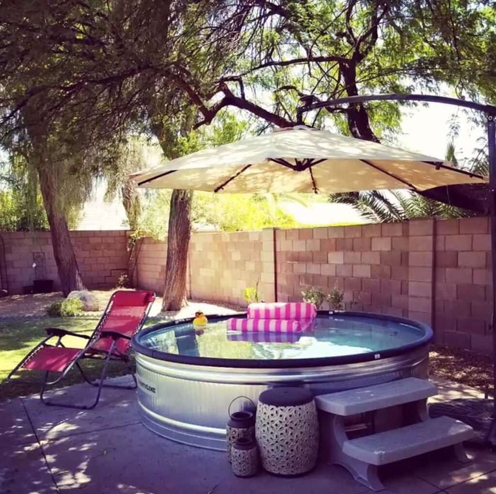 41 Refreshing Stock Tank Pool Designs for Summer Fun - Archeworks