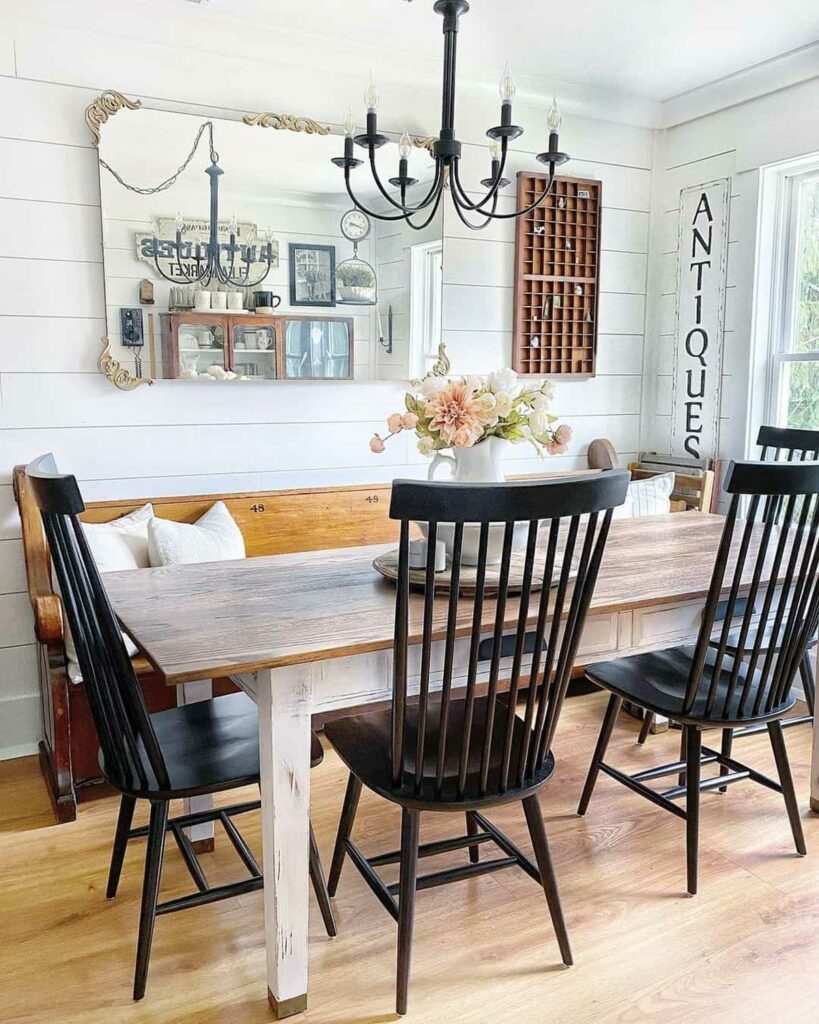 27 Cozy Modern Farmhouse Dining Rooms That Feel Like Home - Archeworks
