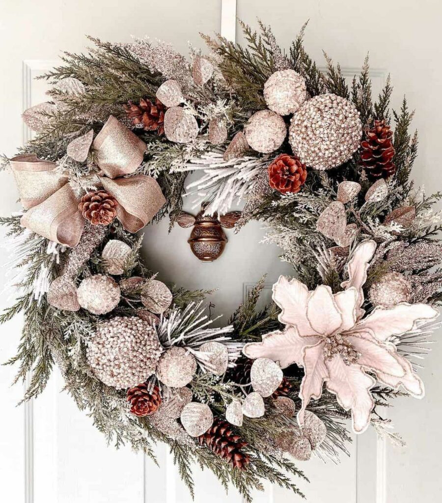 32 Gorgeous Winter Door Decorations to Warm Your Home - Archeworks