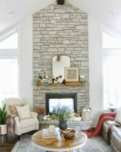 23 Charming Two-Story Fireplace Concepts for Large Spaces - Archeworks