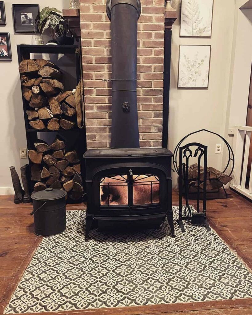 22 Stunning Fireplace Hearth Tiles Ideas to Warm Your Home - Archeworks