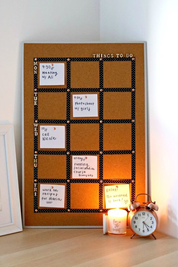 17 Creative Cork Board Ideas to Spruce Up Your Space - Archeworks