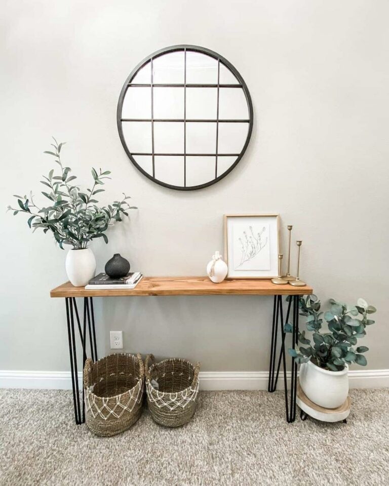 33 Cozy Console Table Decor Ideas to Refresh Your Space - Archeworks