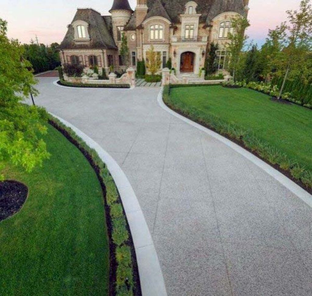 25 Stunning Concrete Driveway Ideas for Your Modern Home - Archeworks