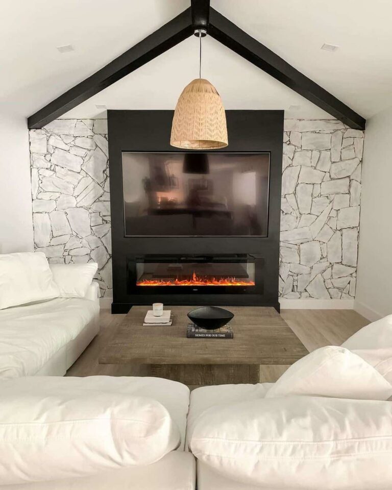 34 Cozy Ideas for What to Put in Front of a Fireplace - Archeworks