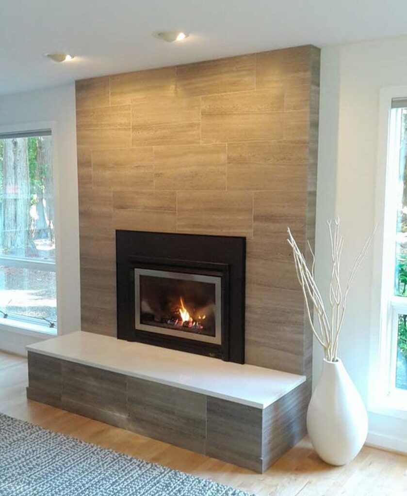 28 Stunning Fireplace Tile Ideas to Transform Your Living Space ...