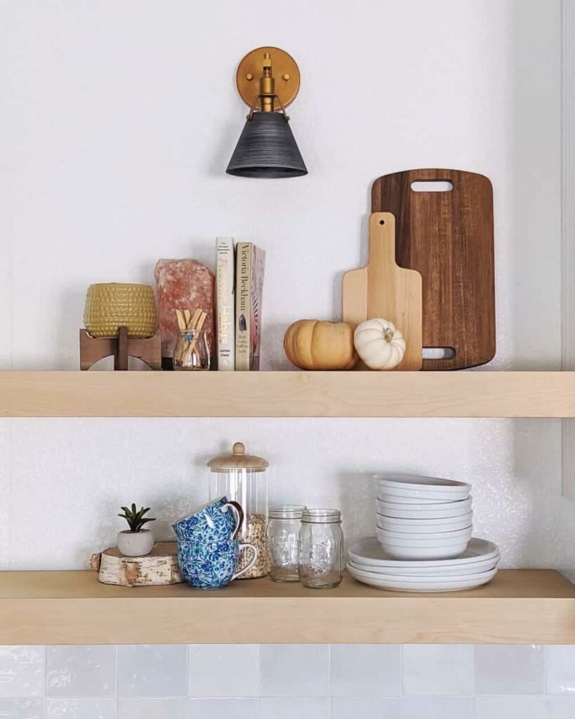 29 Charming Farmhouse Shelf Decor Ideas That'll Wow Anyone - Archeworks