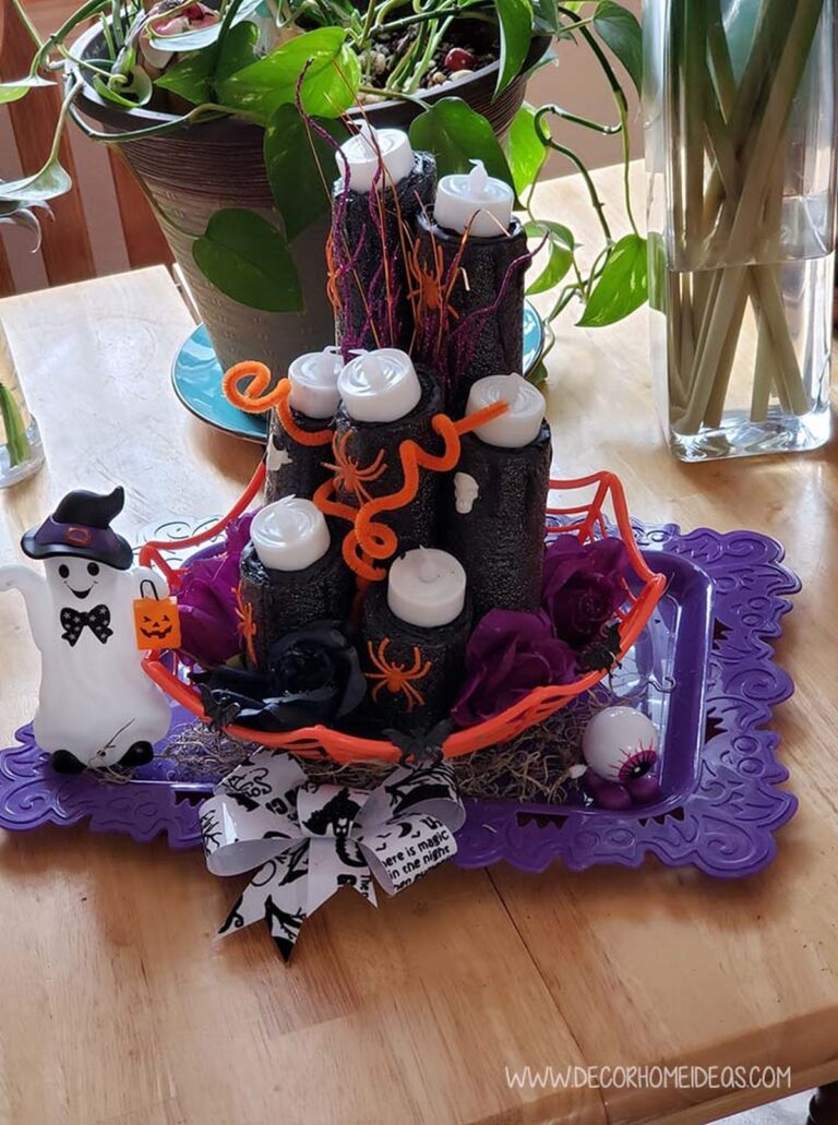 26 Spooky Halloween Centerpieces Using Pool Noodles - Archeworks