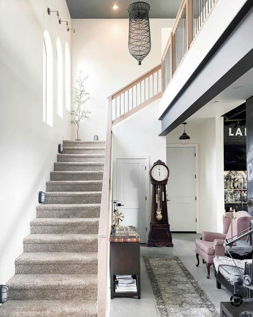 29 Elegant Carpeted Stair Designs to Refresh Your Home Today - Archeworks
